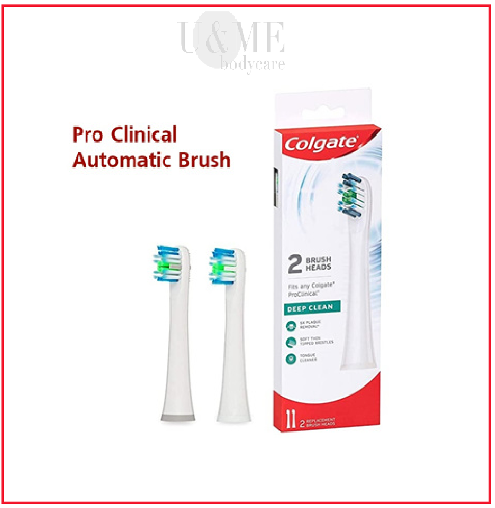 COLGATE TOOTH BRUSH PROCLINICAL DEEP CLEAN REFILL 2 Pieces | Shopee ...