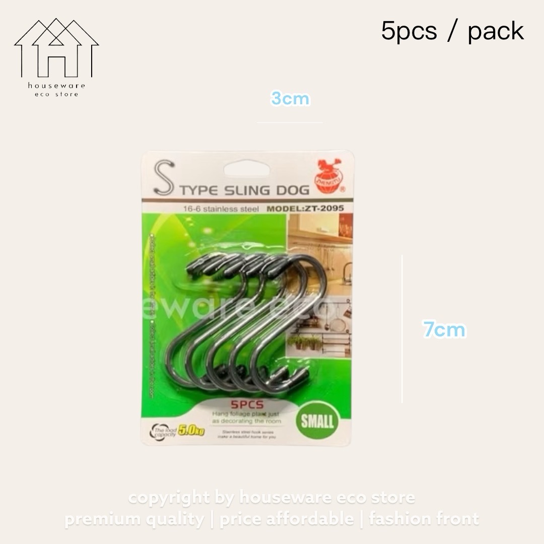 Stainless Steel S Shape Hook Waterproof Hanger Multipurpose Kitchen ...
