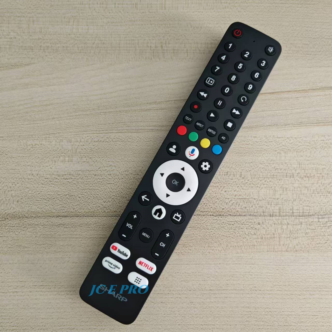 SHARP ANDROID 4K UHD HDR GOOGLE TV REMOTE CONTROL 4TC50FJ1X , 4TC55FJ1X ...