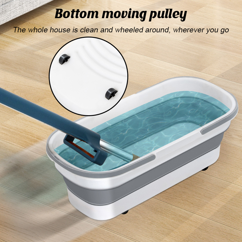 🔥Home Collapsible Mop Bucket Lantai Serbaguna For All Type Of Cleaning ...