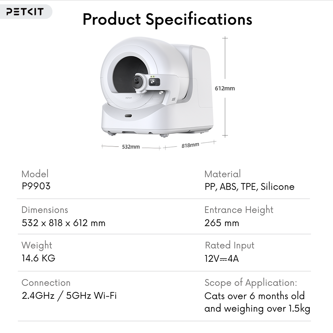 PETKIT PUROBOT ULTRA Self-Cleaning Cat Litter Box with Camera | Shopee ...