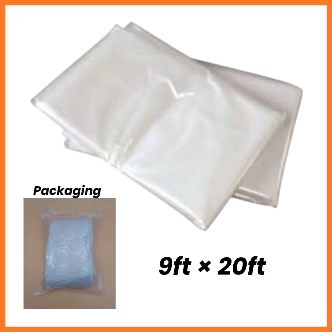 PE Multipurpose Protective Plastic Sheet (9ft x 20ft) plastic tutup ...