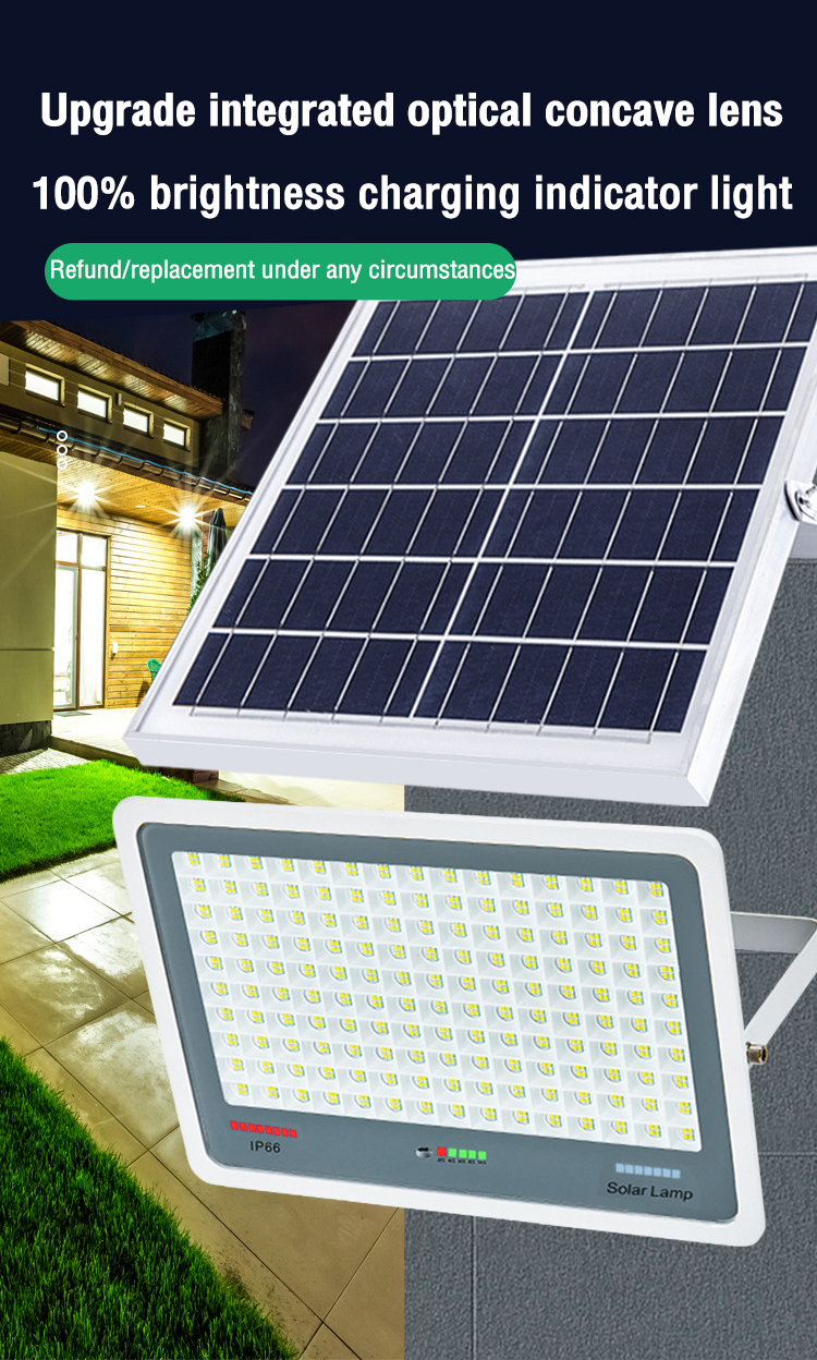 25000W Lampu Solar Automatic Light On Solar Spotlight Waterproof Solar ...