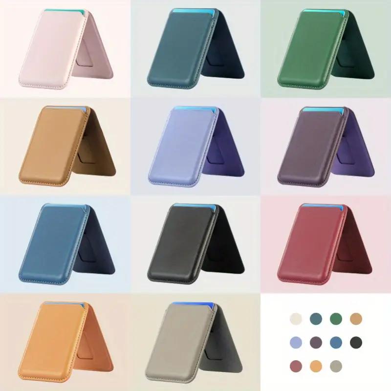 Folding Magnetic Phone Stand Magnetic Back Sticker Card Holder Case ...