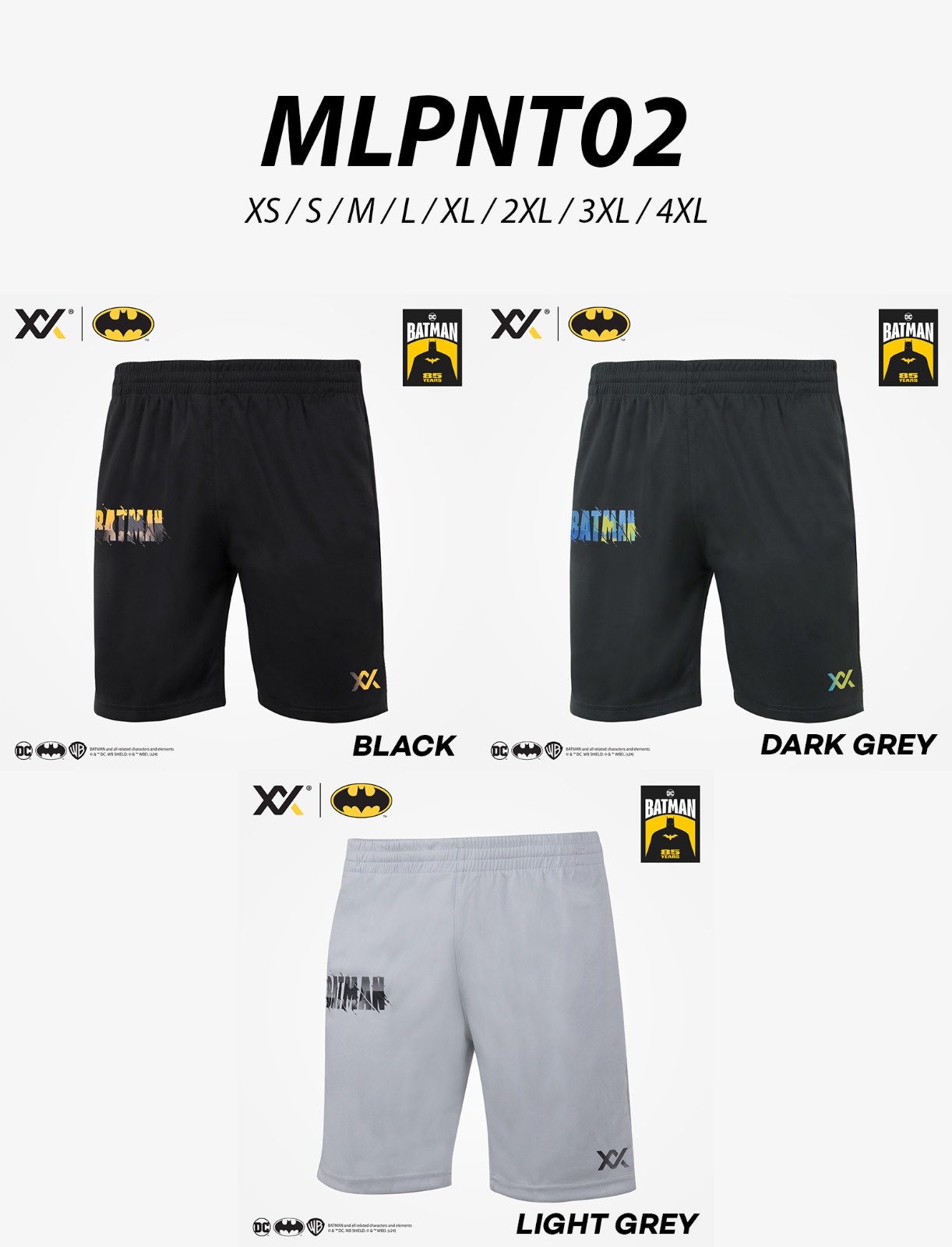 MAXX x Batman MLPNT02 Short Badminton Pant Spandex Polyester | Shopee ...