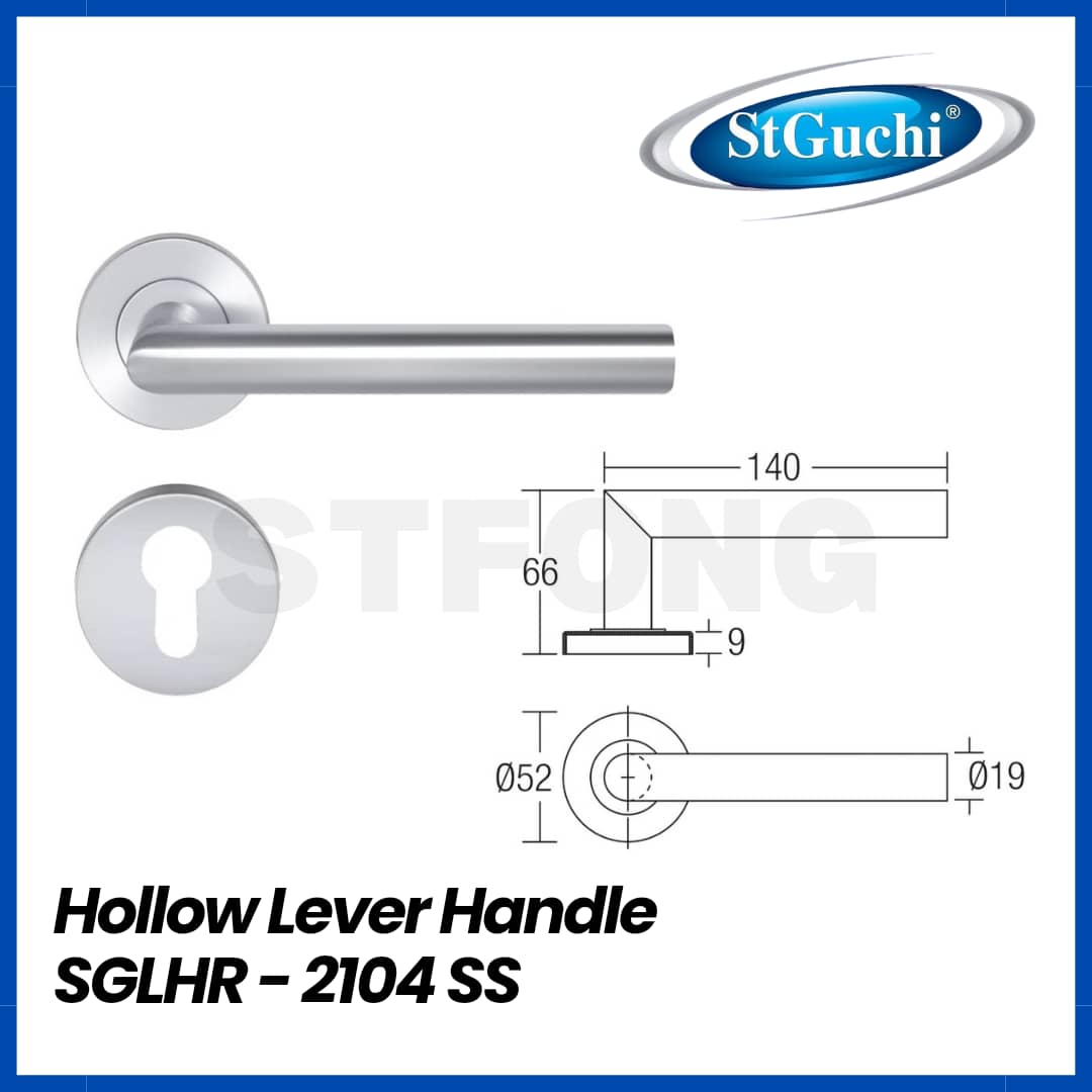 St Guchi Lever Handle SGLHR-2104 / Lever Mortise Handle Lock / st guchi ...
