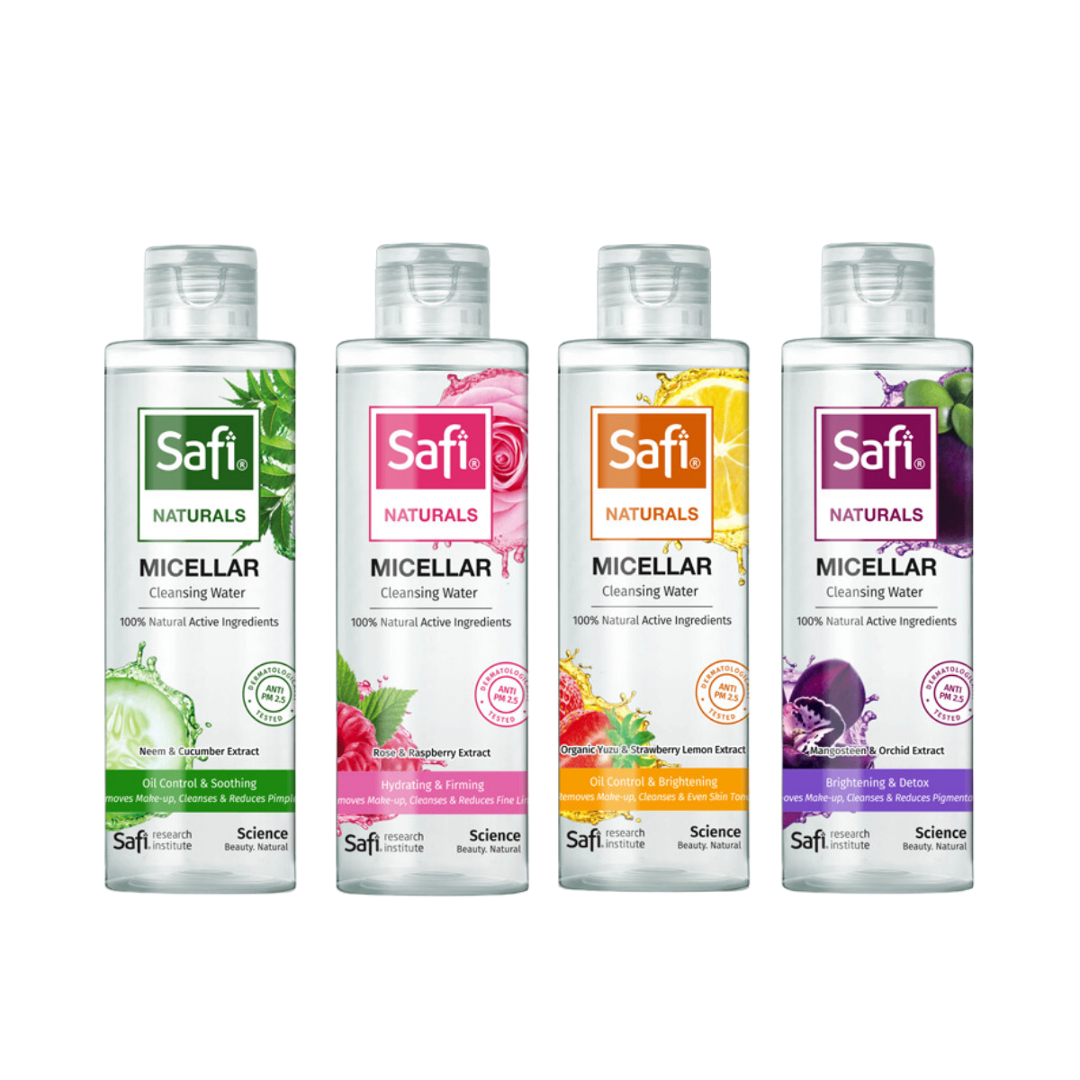 [Bundle of 2] SAFI Naturals Micellar Cleansing Water 200ml | Makeup ...