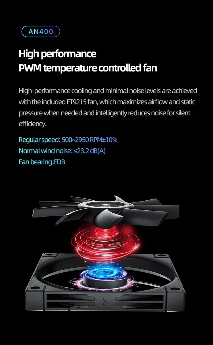 Deepcool AN400 Low-Profile CPU Air Cooler, 150W TDP High performance Low-Profile Cooler | Shopee ...