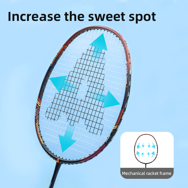 Agnite R306 Badminton 3U Racket 70g Ultra-Light 24lbs For Power ...