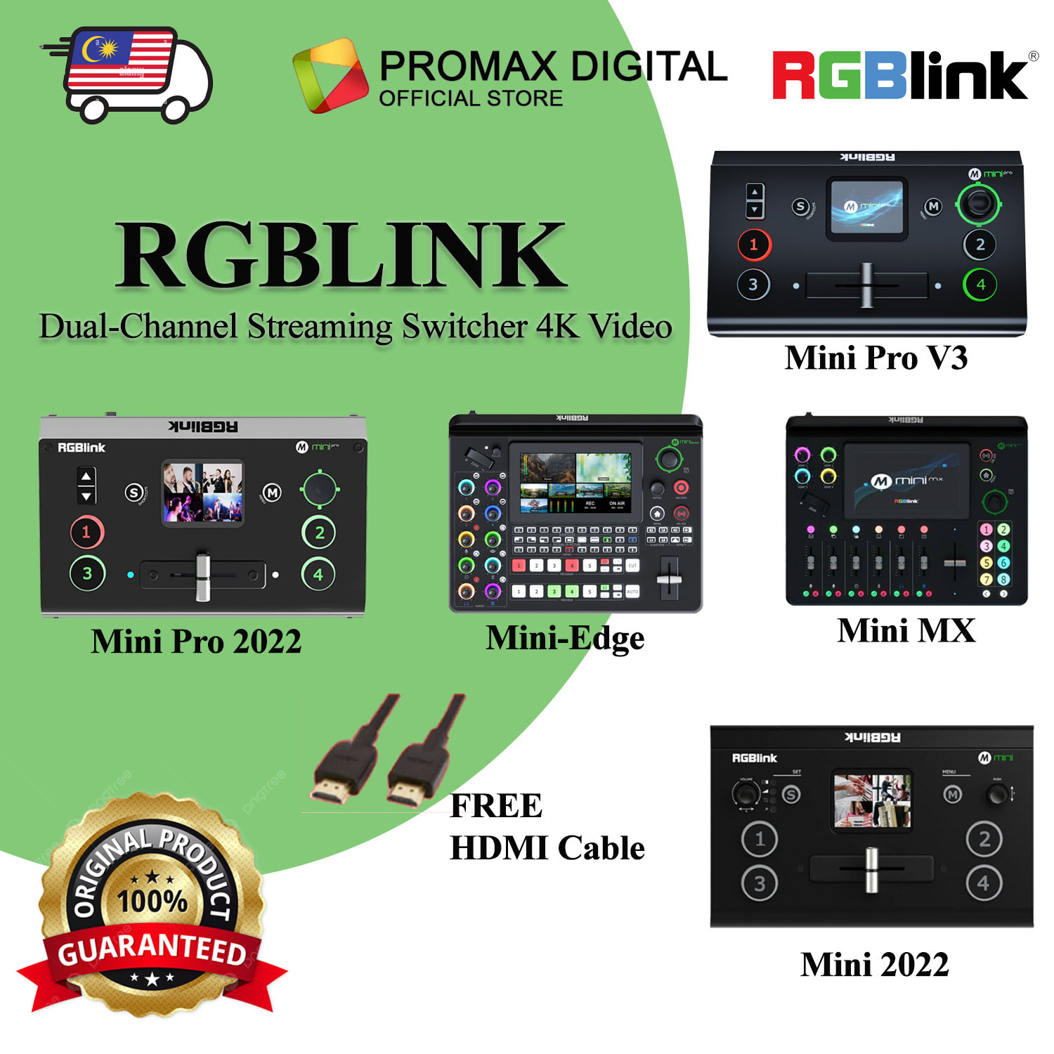 RGBLINK Mini pro V3 / Mini-Edge / Mini Pro 2022 / Mini 2022 / Mini-MX ...