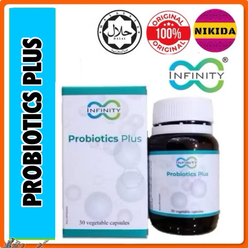 INFINITY PROBIOTIC PLUS 30 KAPSUL 480mg BANTU MASALAH GASTROUSUS ...