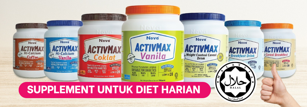 Nova ActivMax Weight Control Cereal drink meal supplement HALAL JAKIM ...