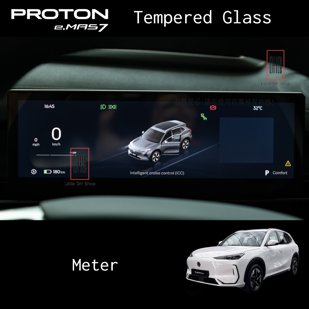 New Proton eMas 7 Tempered Glass Center Display Head Unit and Meter ...