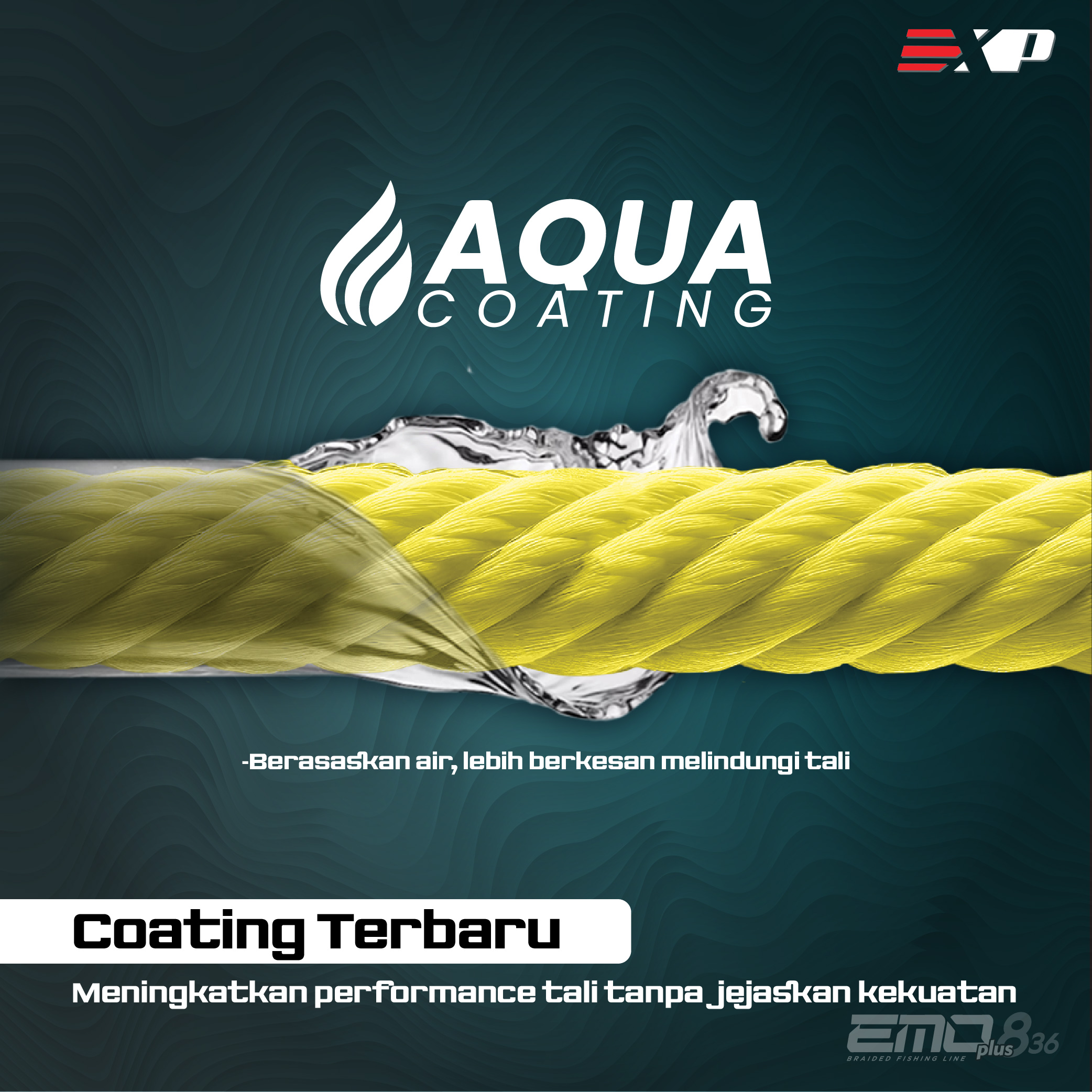 EXP EMO PLUS 836 150m Casting Braided Fishing Line Ultra Sensitive ...