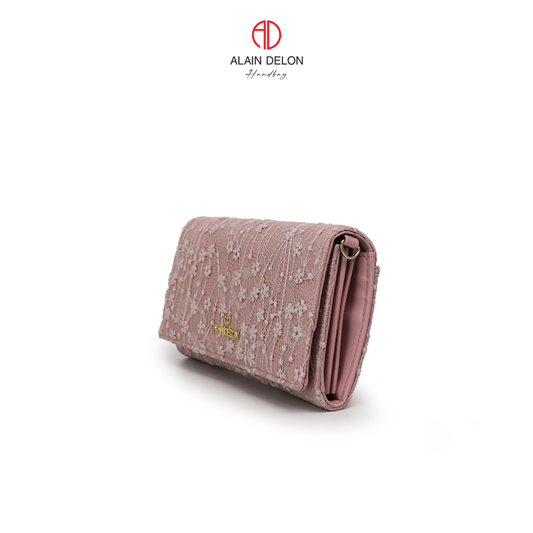 ALAIN DELON Ladies Grapevine Collection Zip Wristlet Wallet ...