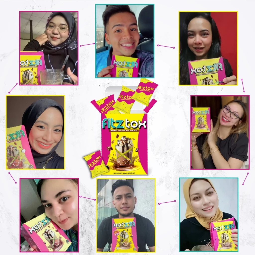 FITZTOX Chocolate Mocha and Apple Konjac ORIGINAL fiztox kuffee ...