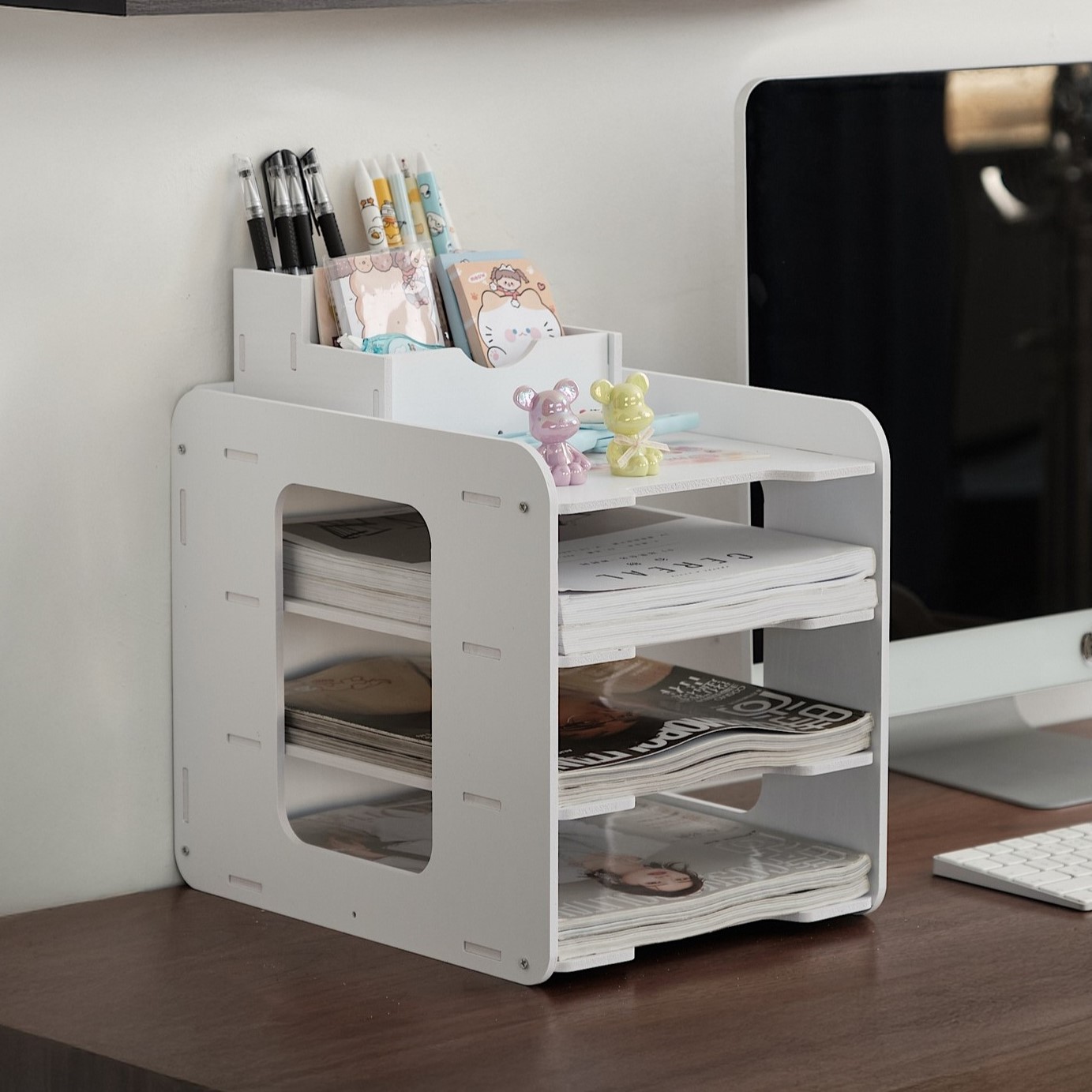 🇲🇾 Ready Stock 4/5/7 Layer A4 Paper Organizer Tray Document Tray Rack ...