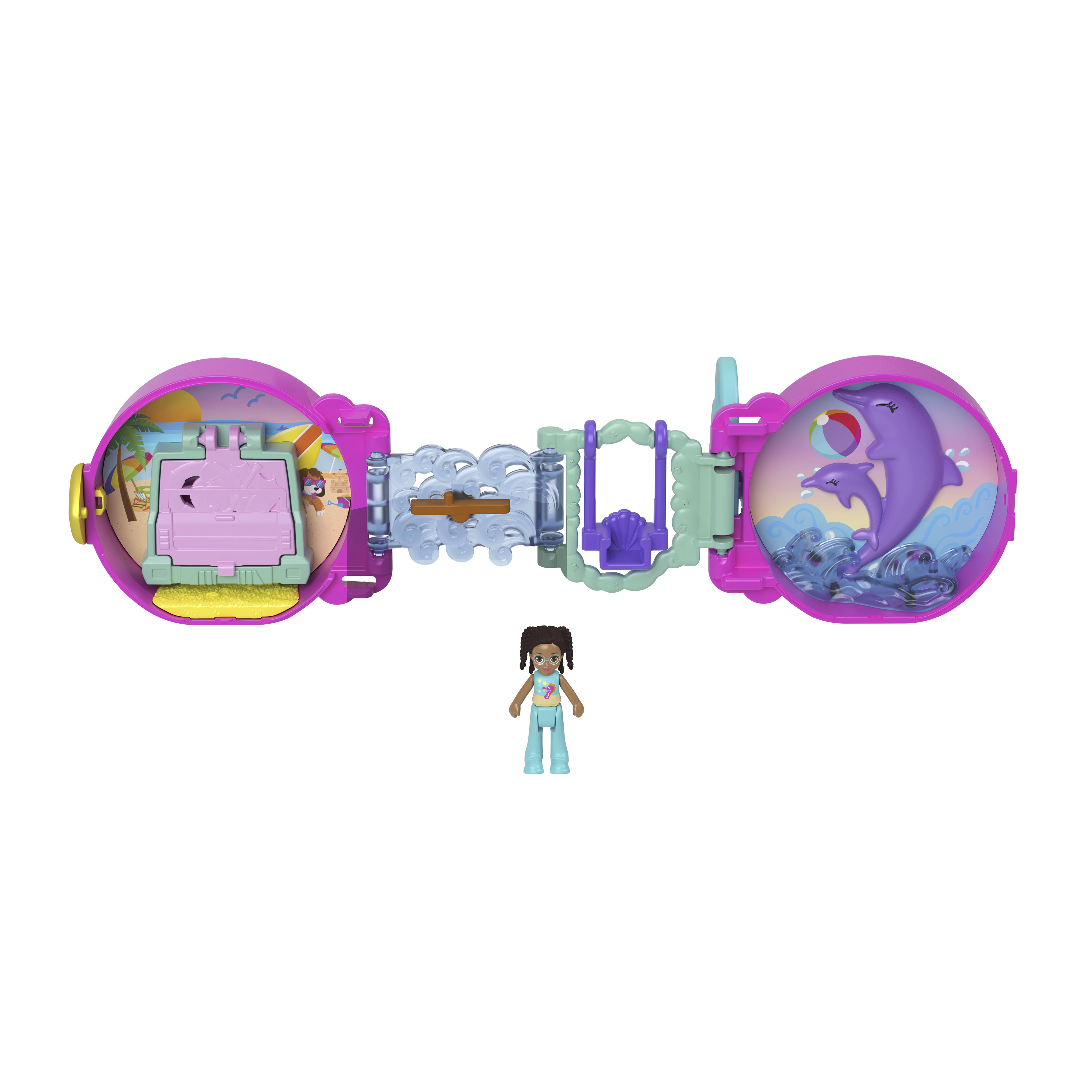 Polly Pocket Pocket On The Go Fun Collection Of Mini Playsets With 1 ...