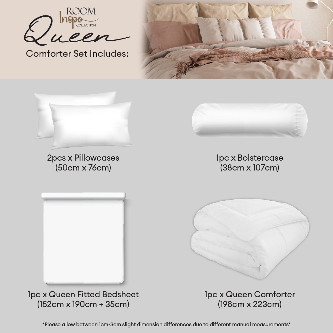Novelle Room Inspo Comforter Set - 900TC (SUPER SINGEL/ QUEEN/ KING ...