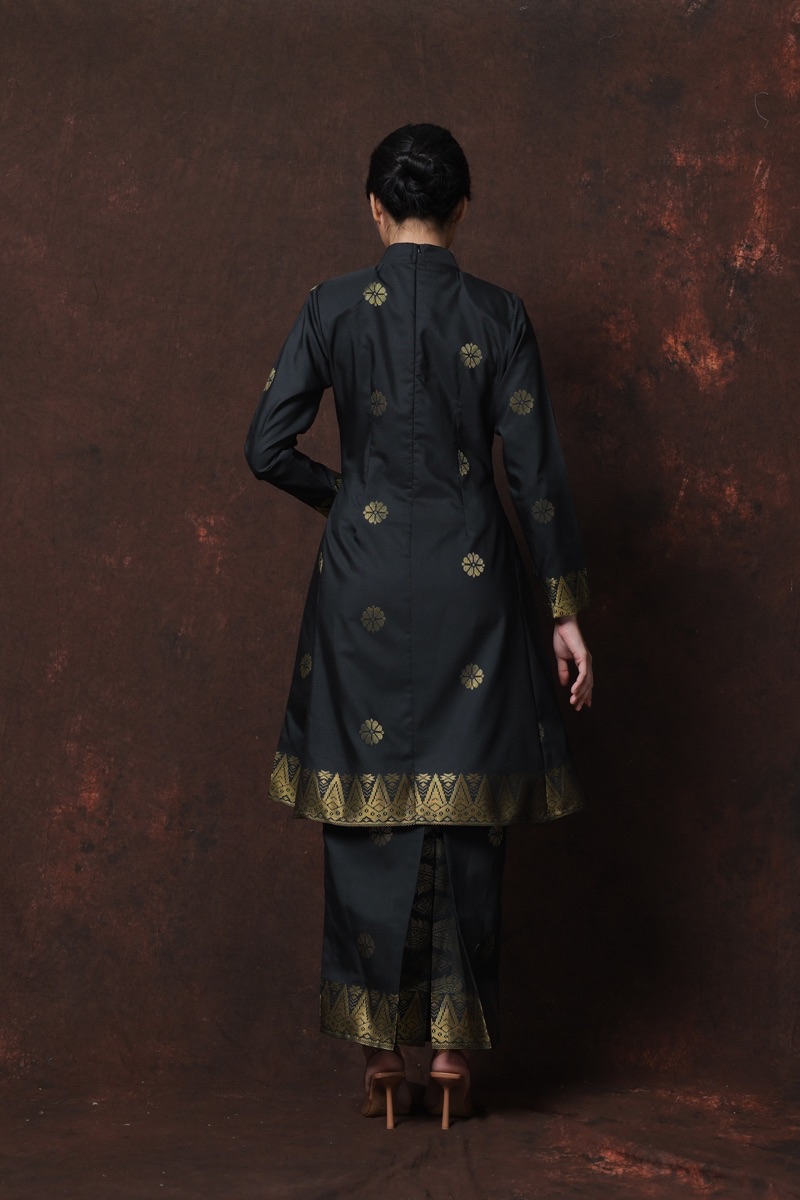 SONGKET BUNGA TABUR KURUNG RIAU CEKAK MUSANG | Shopee Malaysia