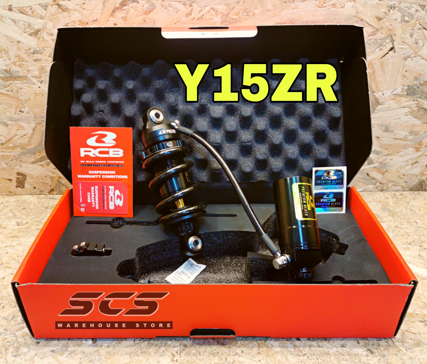 Yamaha Y15ZR Monoshock Purple RCB DB-2 Series 208mm Ysuku Y15 Absorber ...