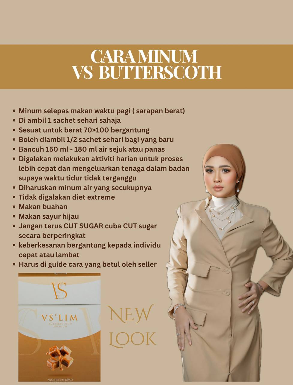 VSLIM Dyna Yusof Chocolate & Butterscotch Original HQ (New Packaging ...