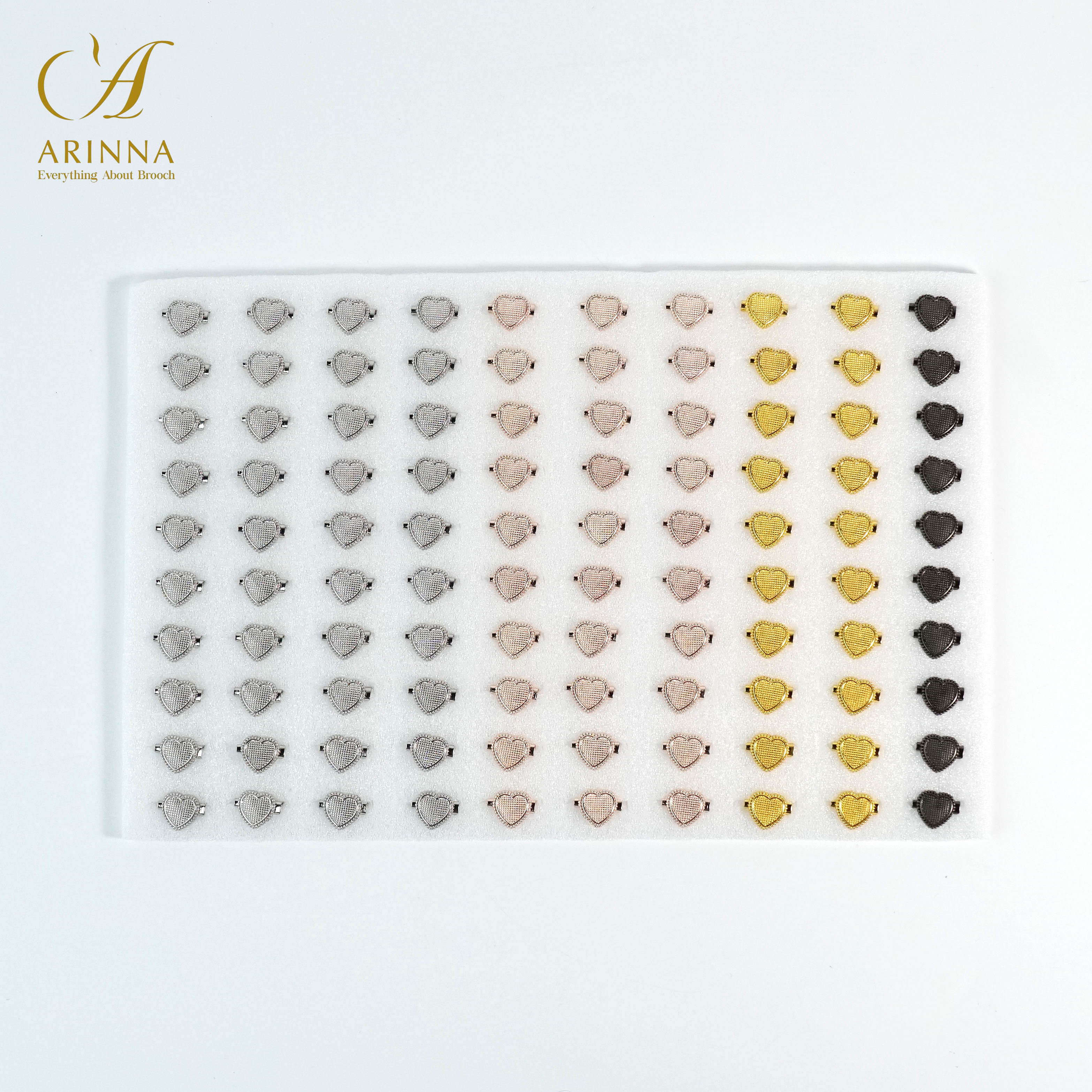 Arinna Baby Brooch Korea Mini Pin Hijab Tudung 100pcs Murah Plain Comel ...