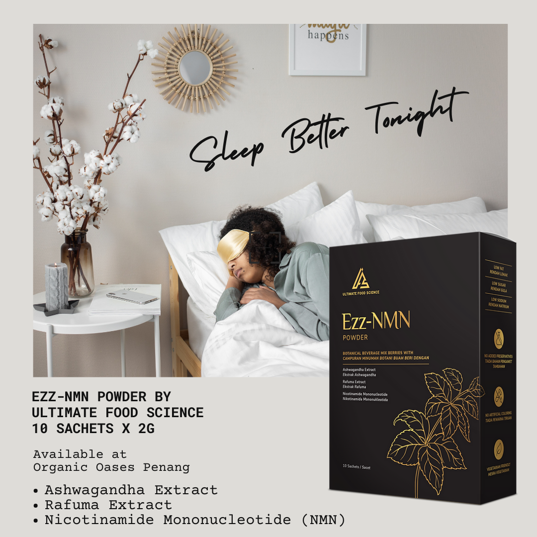 Ultimate Food Science Ezz-NMN Powder 10 sachets x 2g | KSM 66 Ashwagandha Extract, Rafuma ...