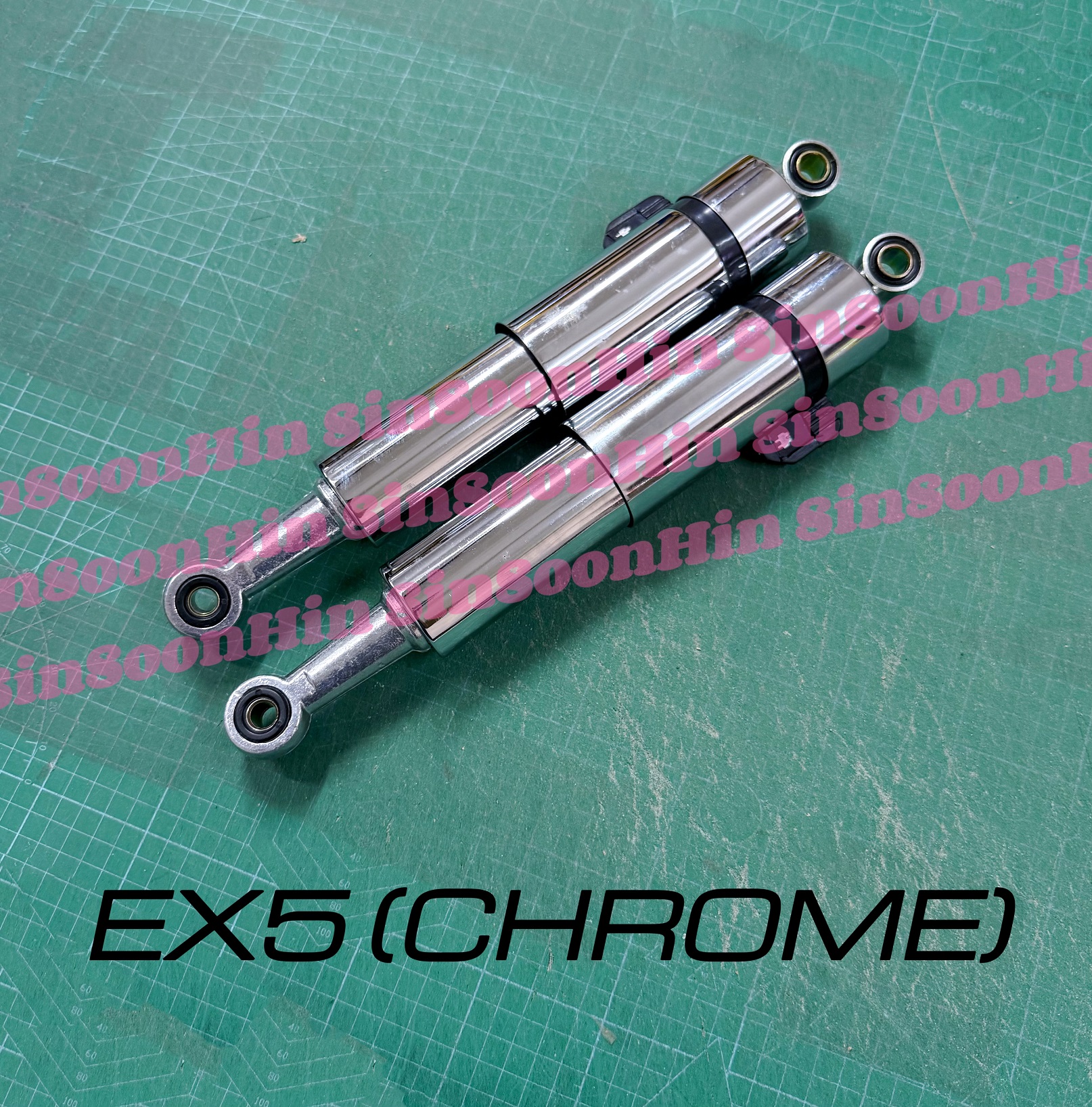 Honda EX5 CHROME Rear Absorber Set # absober belakang ex5 hp ex5 dream ...