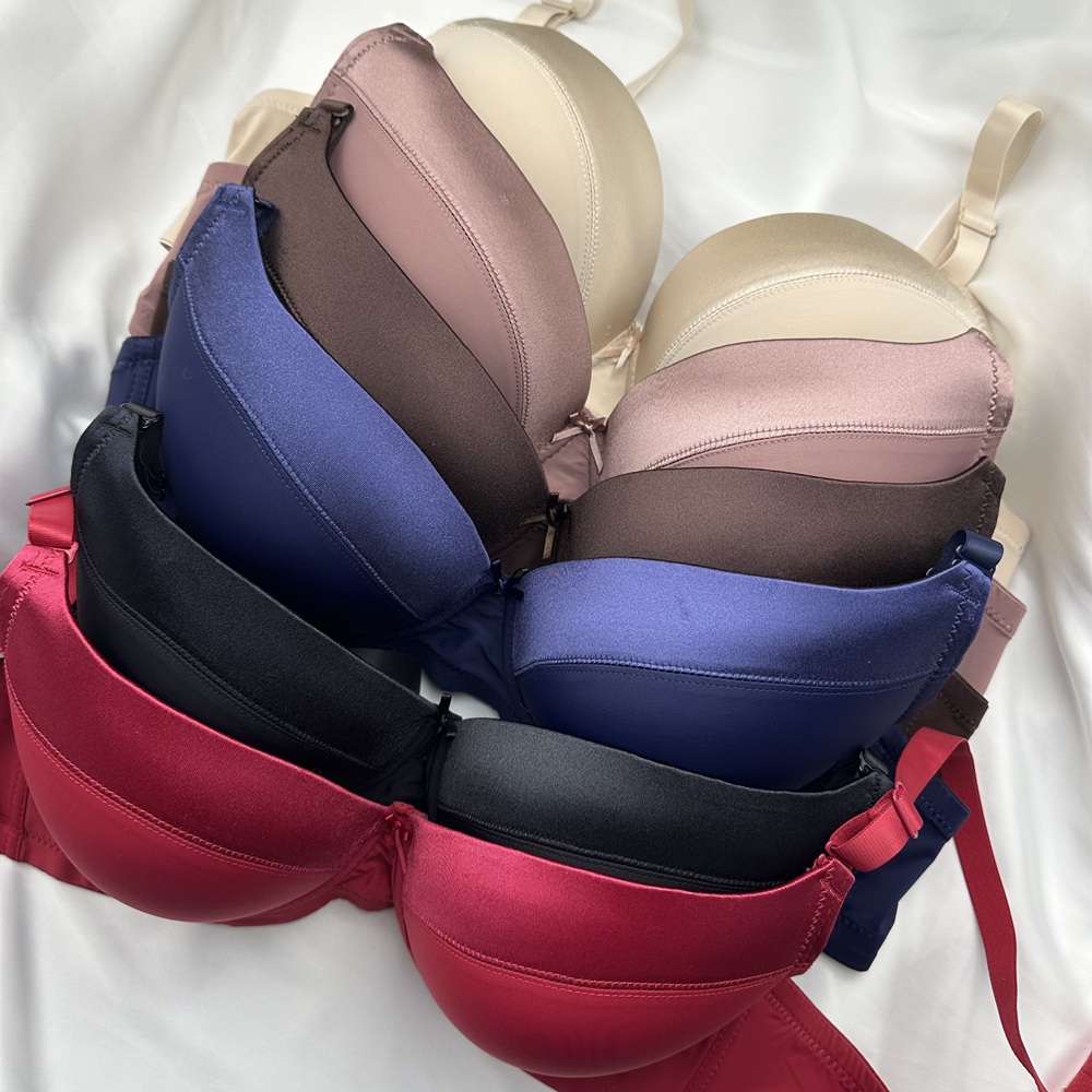 Supor Plus Size Cup D #38~48 Wired Full Coverage Plain & Glossy Padded ...