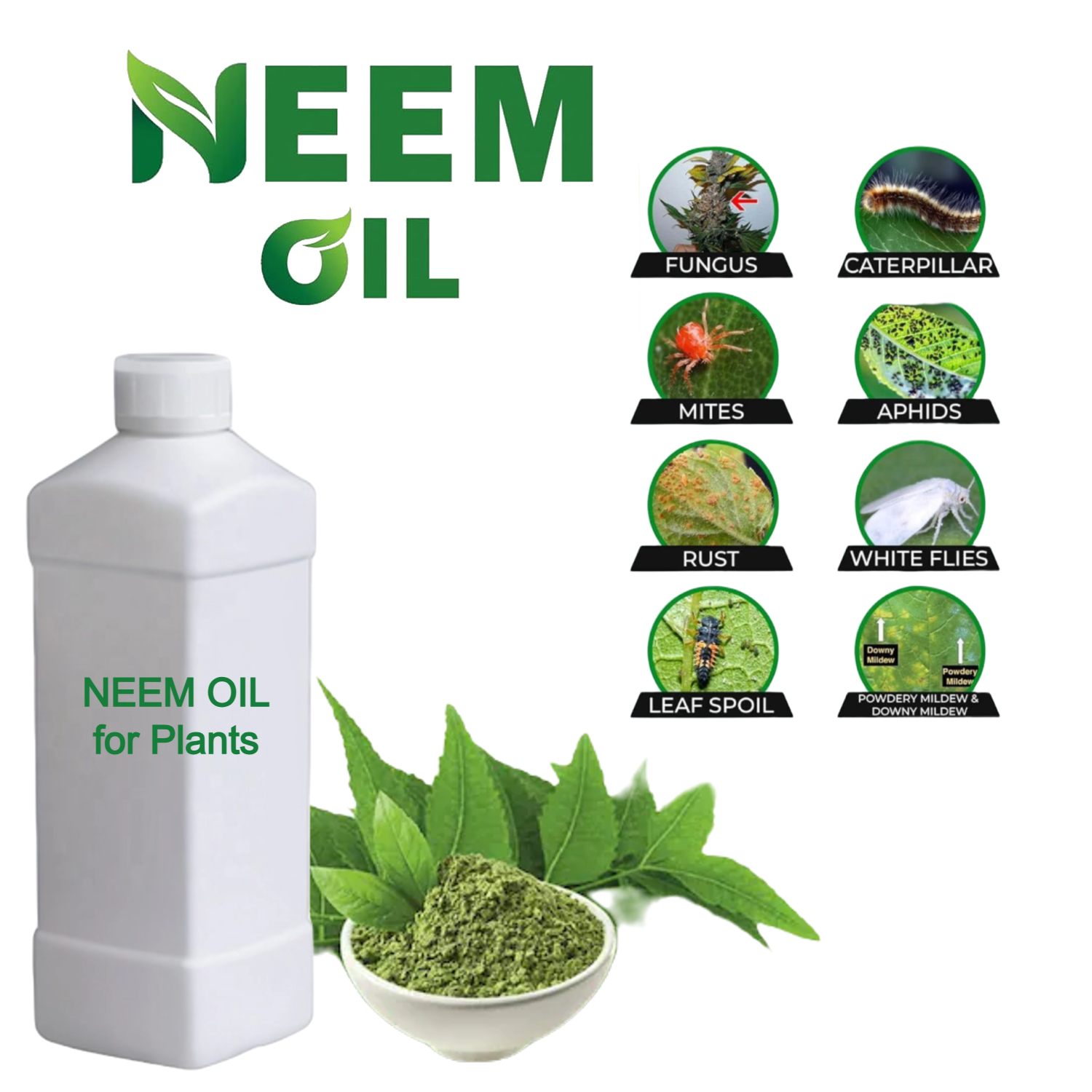 Neem Oil for Plant Pesticide Insect Repellent Oil Minyak Semambu 250ml ...