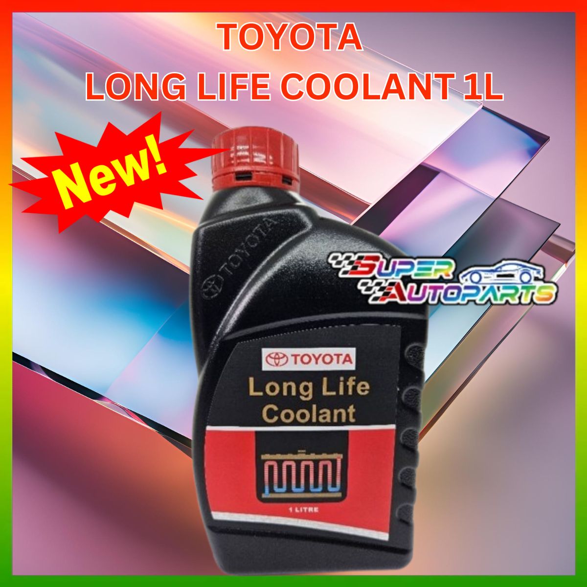100% ORIGINAL TOYOTA Long Life Radiator Coolant 1L 088891L Made in ...