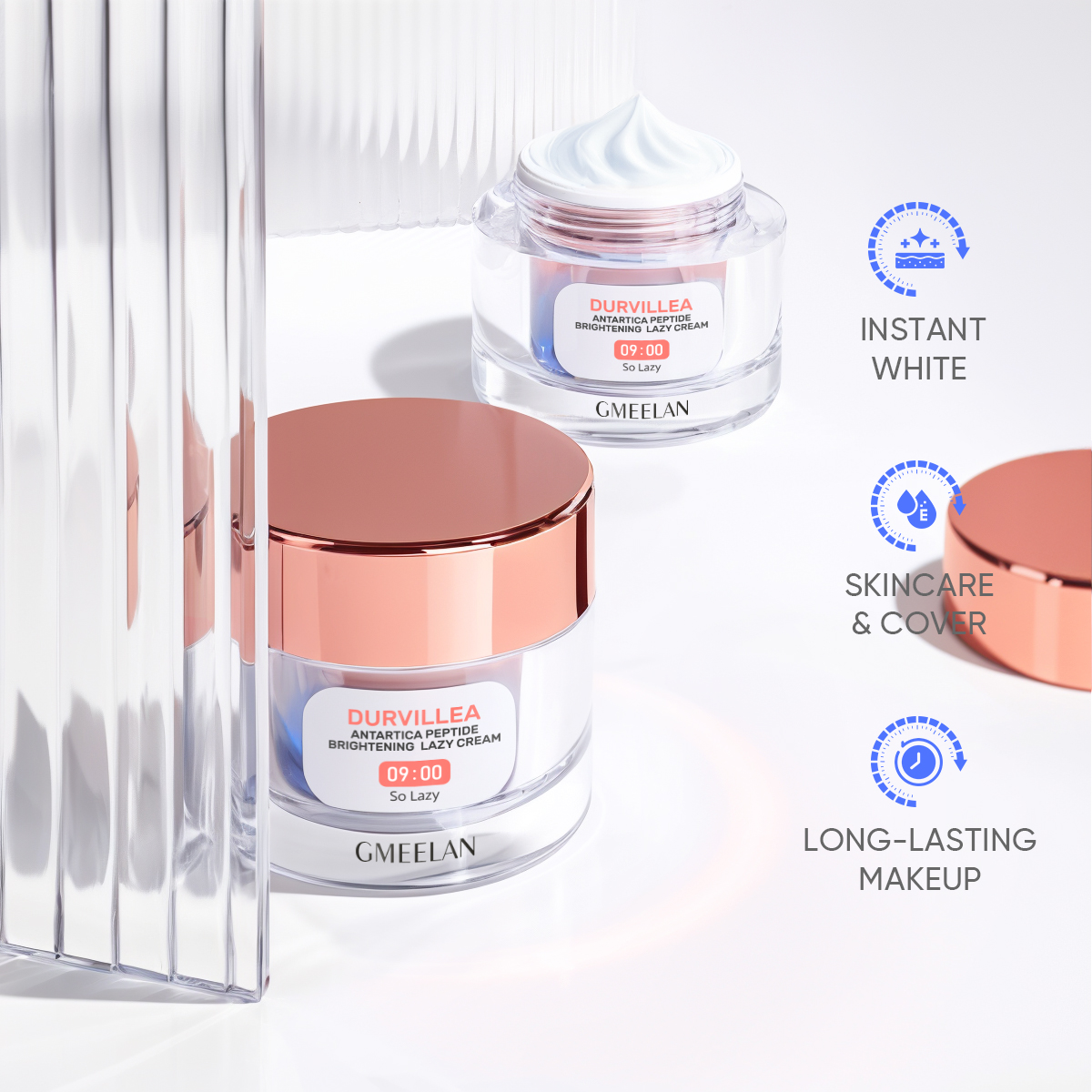 GMEELAN 8X Ceramides Durvillea Lazy Cream Moisturizer Skincare Barrier ...