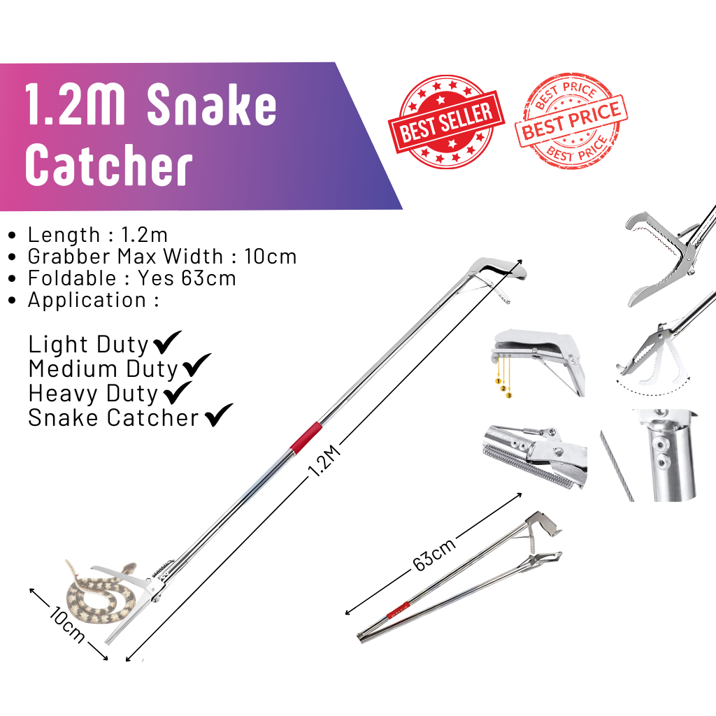 Pick-up Tools Rubbish Picker Trash Picker Multipurpose Foldable Grabber ...