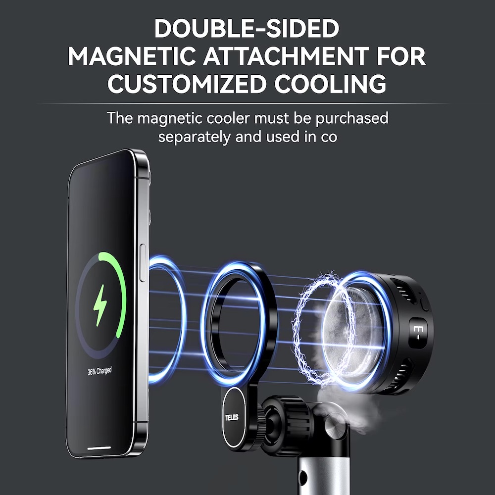 TELESIN Magnetic Phone Holder Desk Table Stand for Mobile Smartphone ...