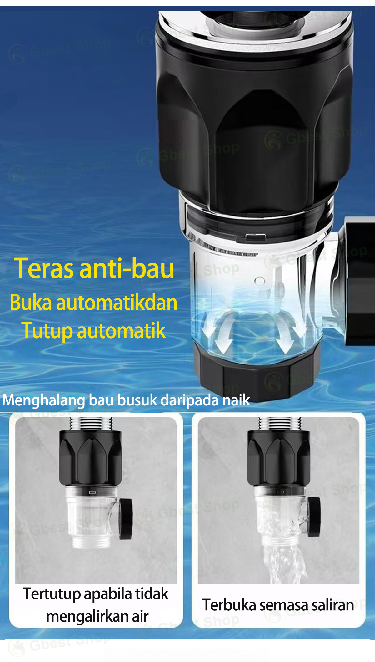 Thickened ABS Basin Flexible Drain Hose Sewer Pipe Plumbing Draingae ...