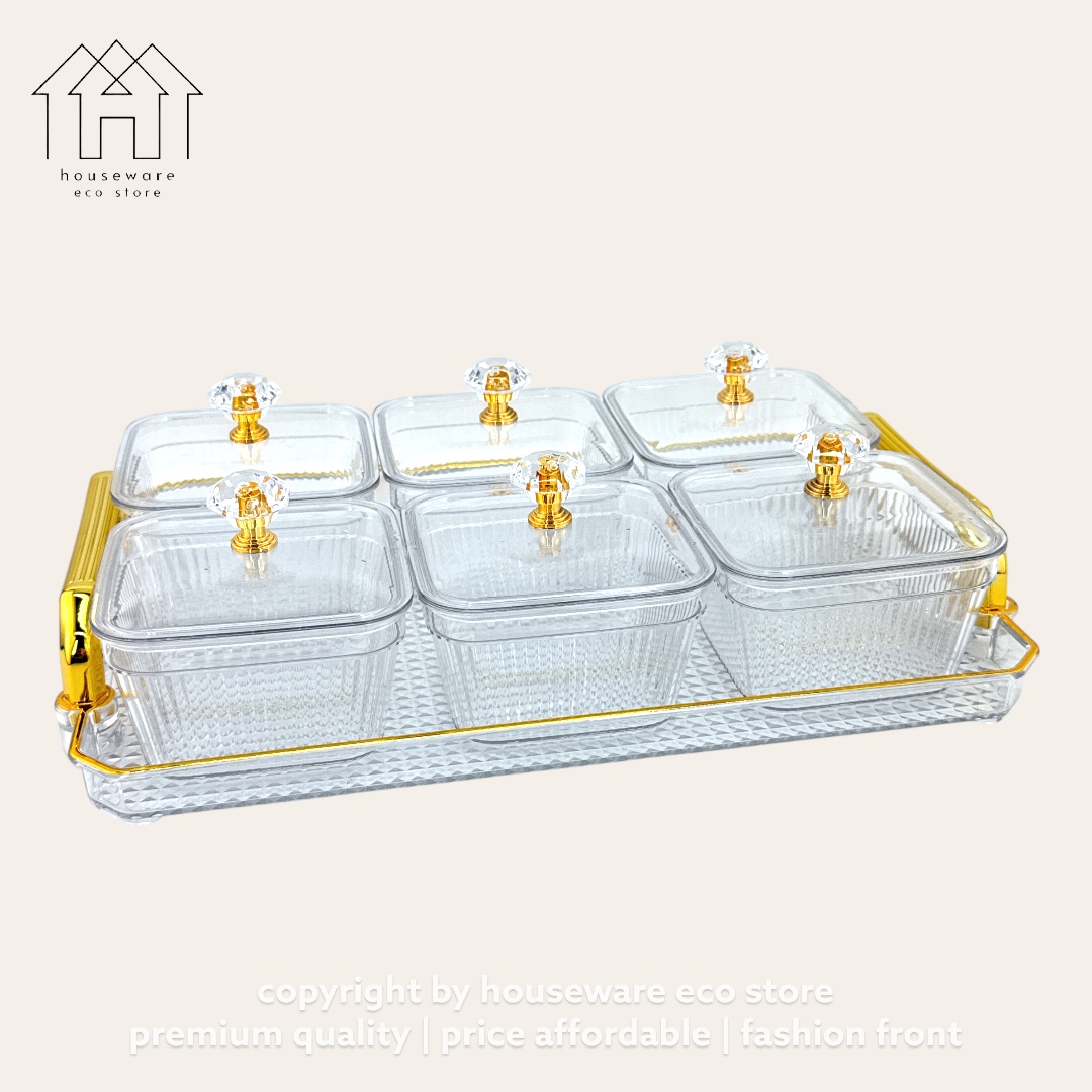 Luxury Bekas Kuih Raya Balang Kuih Raya Condiment Container Set Candy ...