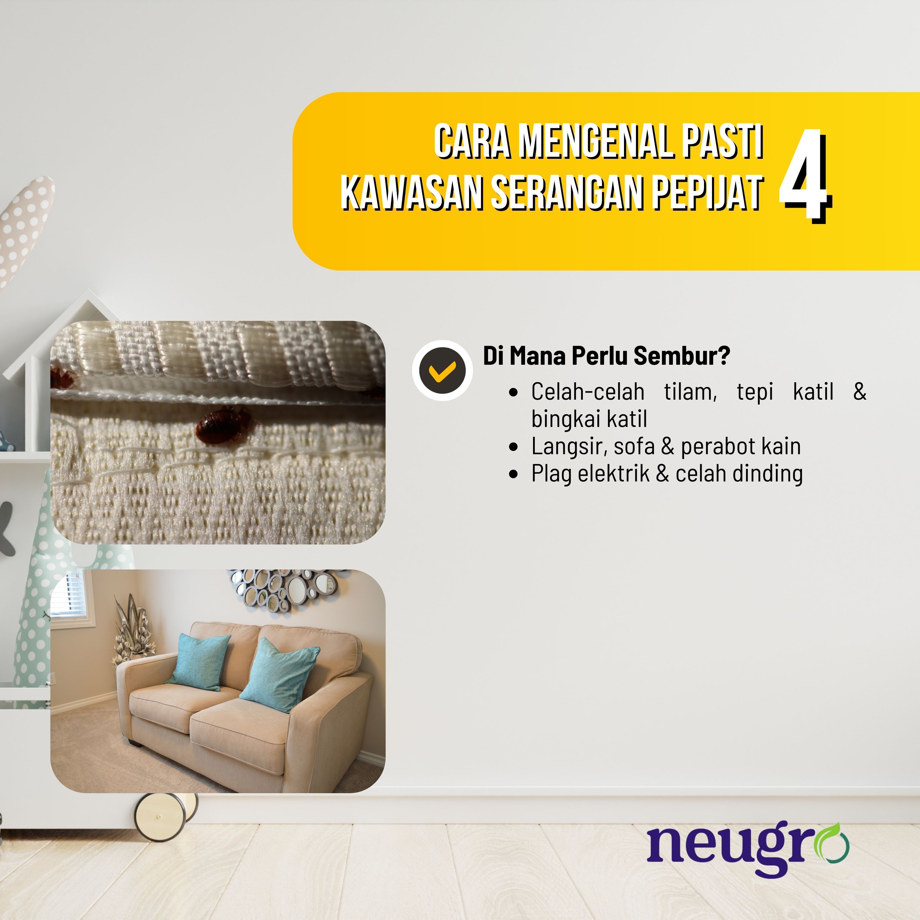 Spray Pepijat Neugro BedBug King 500ml Spray Kutu Katil Bed Bug Spray ...