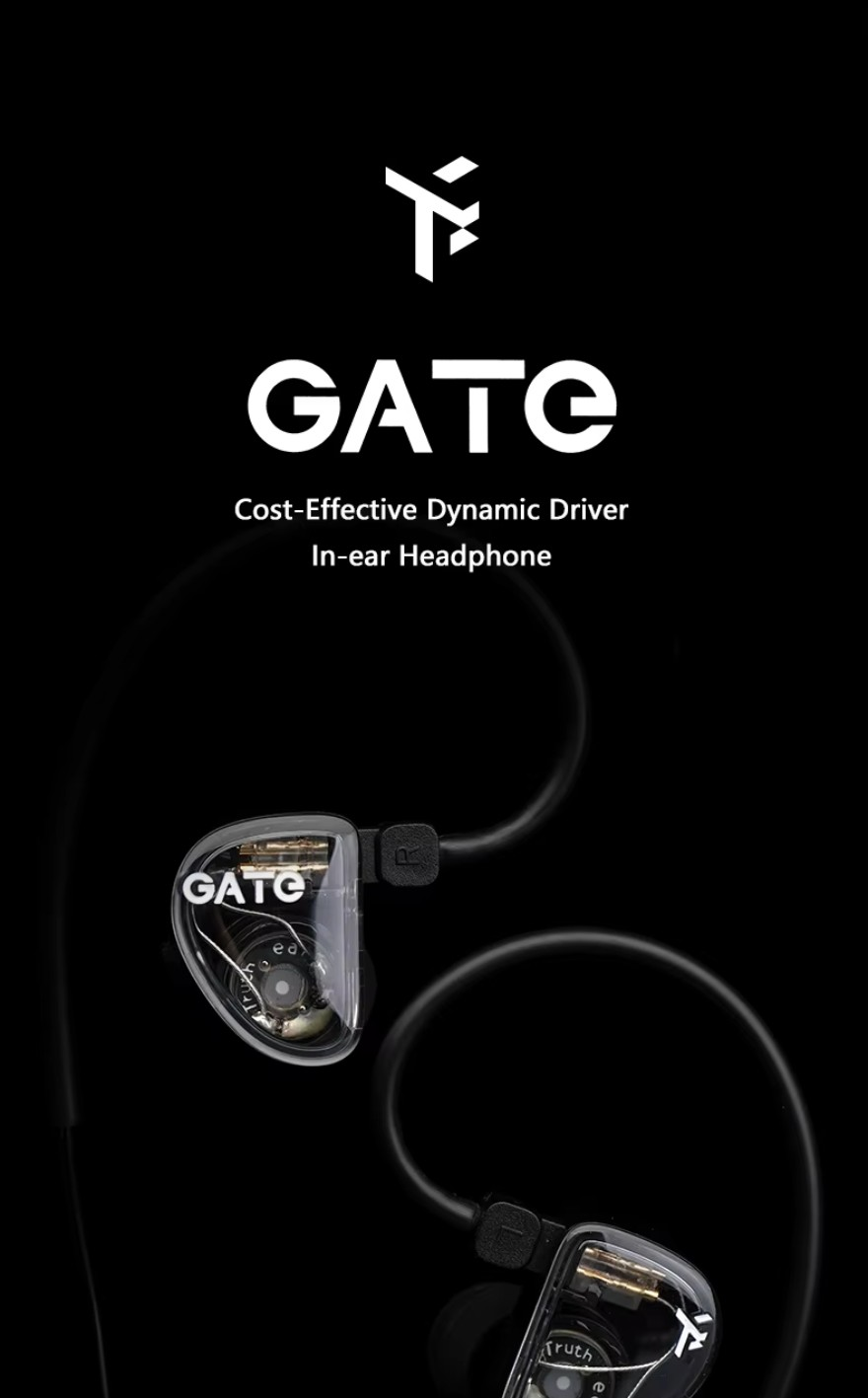 Truthear Gate, In-Ear Monitors: 10mm Dynamic Driver In-Ear Earphones ...