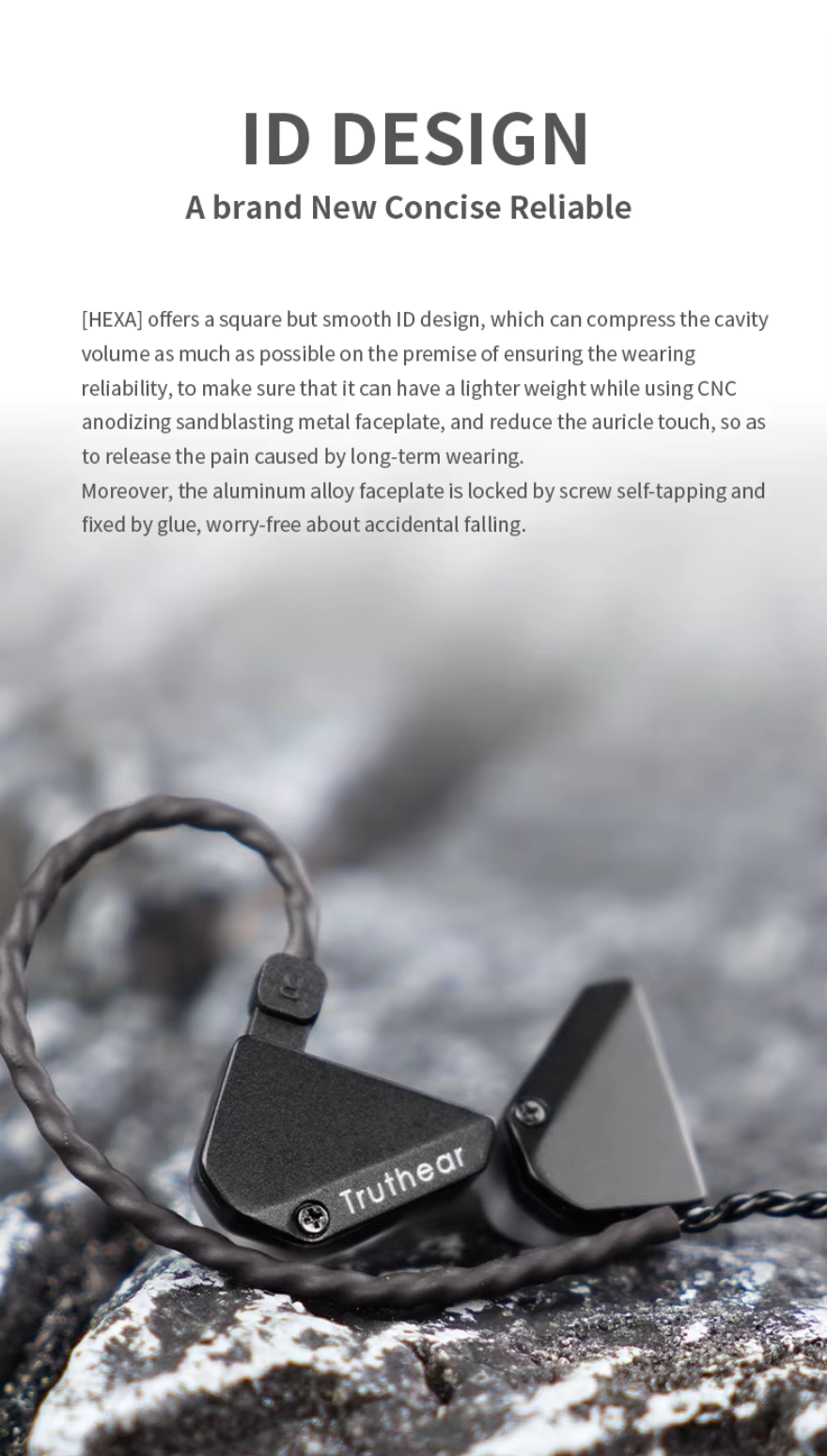 Truthear Hexa, In-Ear Monitors: 1DD+3BA Hybrid, 0.78 2Pin Cable Earphones IEM (Hexa) | Shopee ...