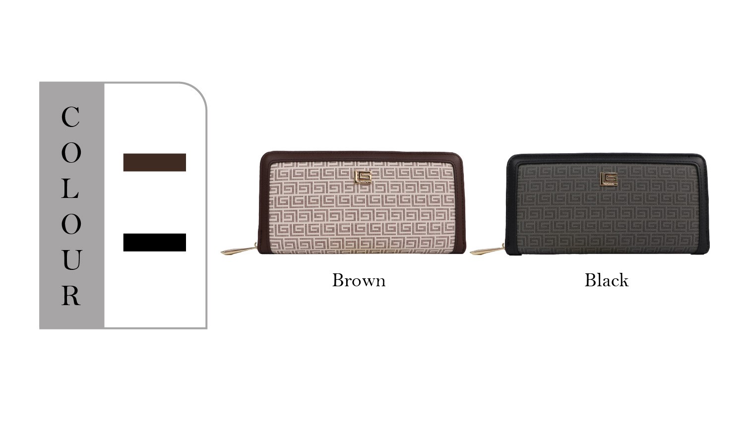 Guy Laroche GLPV Long & Short Monogram Wallet | Shopee Malaysia