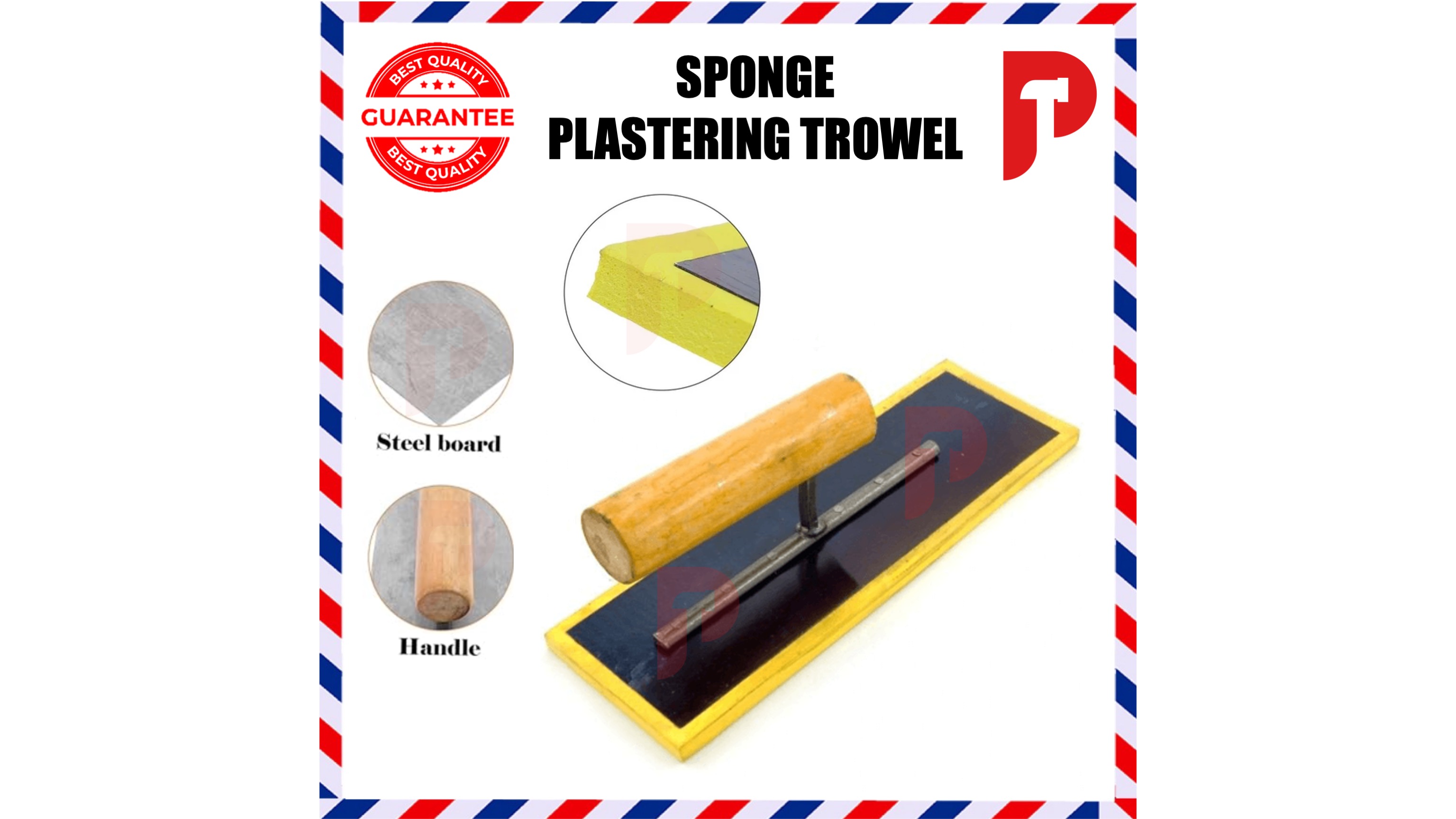 Sponge Plastering Trowel Wood Handle 🔥 Ready Stocks 🔥Float Cement ...