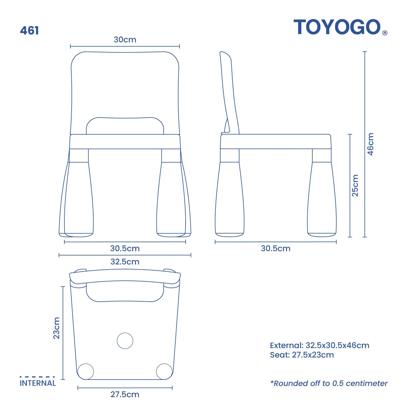 TOYOGO Kids Chair 461 [4 units/8 units] | Shopee Malaysia