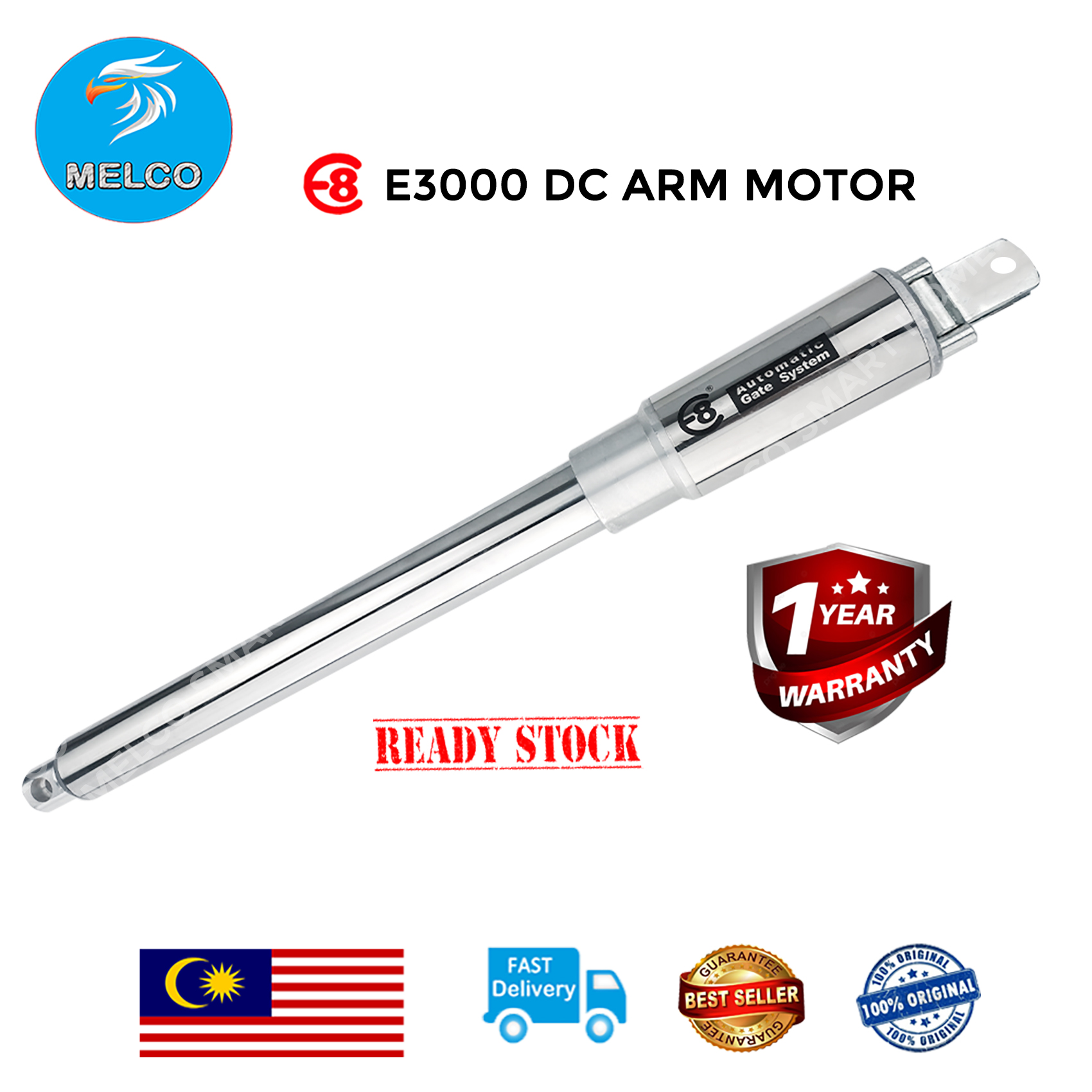 E8 E3000 680MM SWING ARM AUTOGATE (1PC MOTOR ONLY ) auto gate system | Shopee Malaysia
