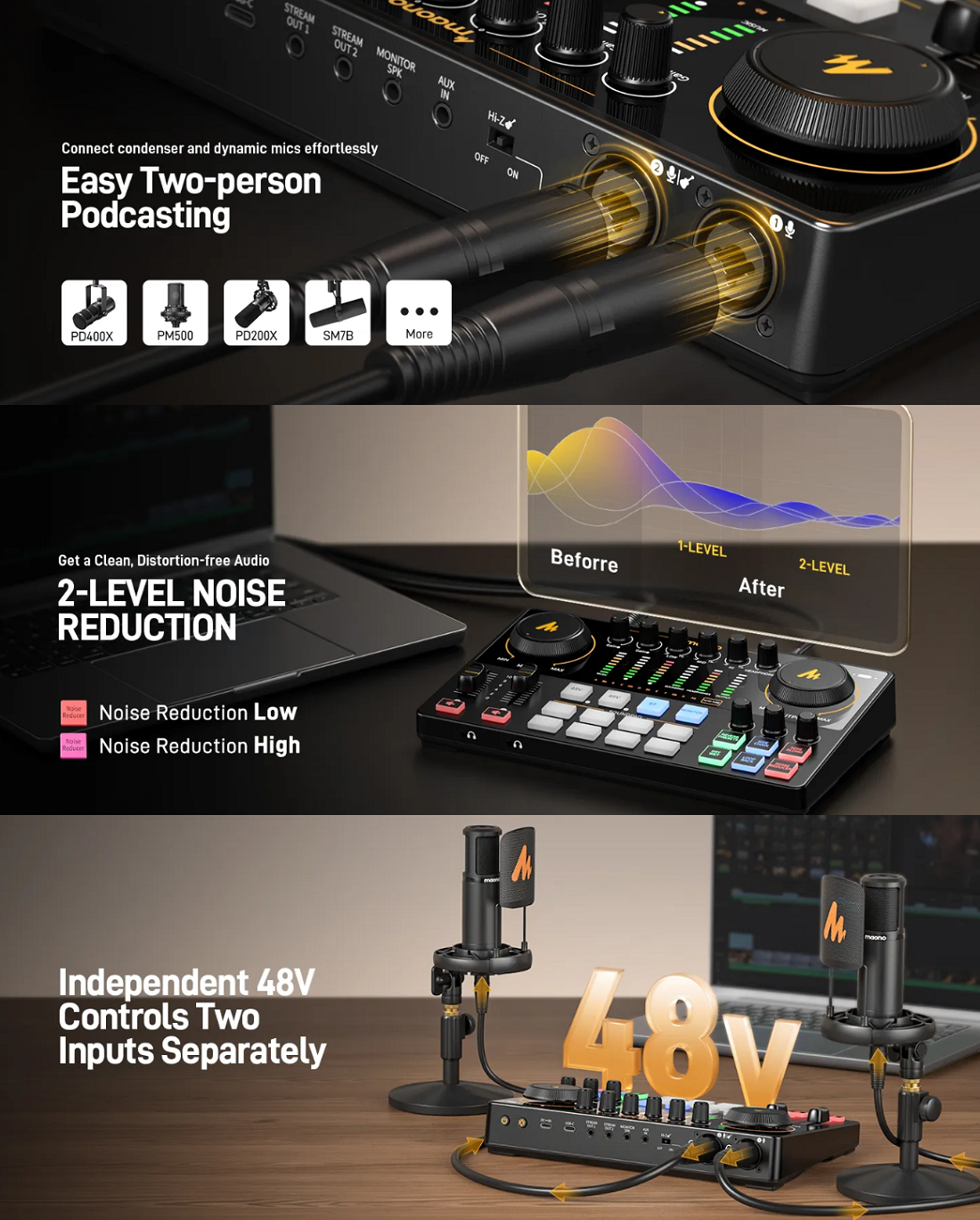 MAONO AME2 AM-E2 / AME2 GEN 2 E2 GEN2 / AME2A E2 MAONOCASTER ...