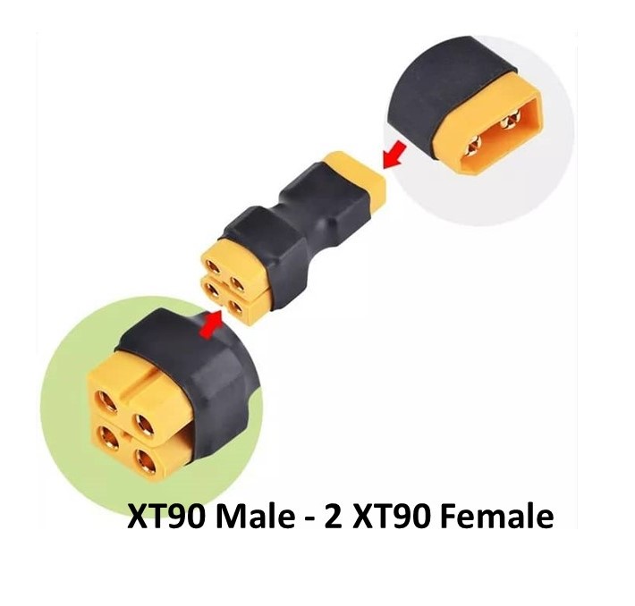 Adapter XT30 XT60 XT90 Penukar Deans Tamiya Penyesuai Selari Penukar Deans Betina ke Jantan ...