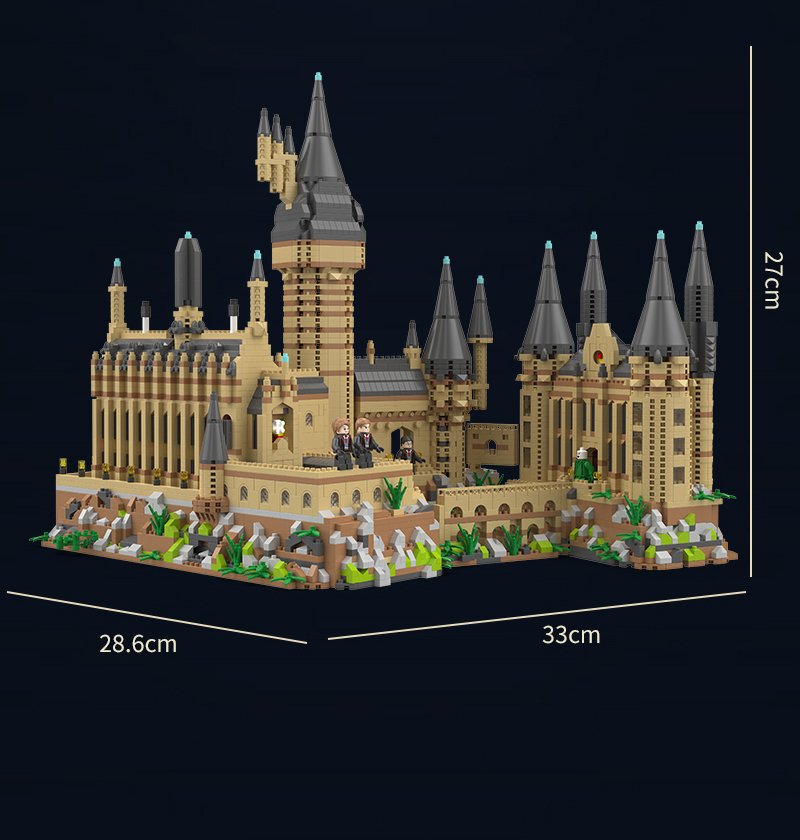 5400Pcs Big Size Harry Potter Hogwarts Magic Castle Building Blocks ...