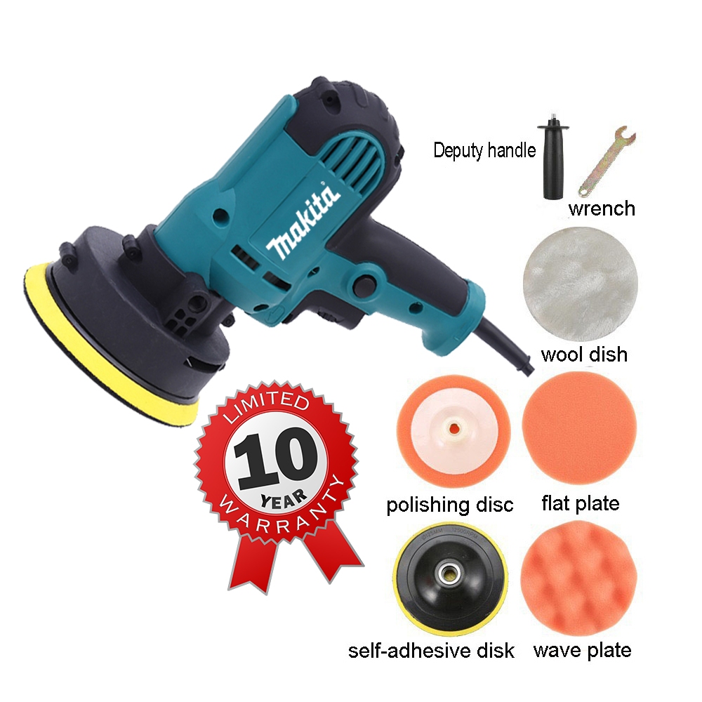 Bosch style Makita 850W Electric Car Polisher Machine5'' Sander Buffer ...