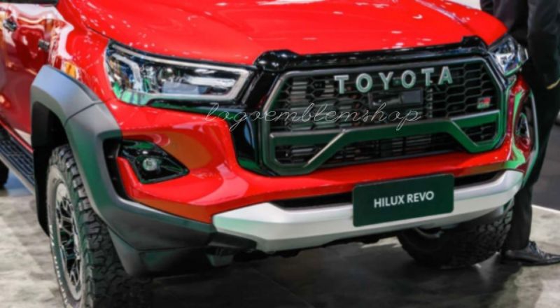 READY STOCK Tulisan TOYOTA HILUX REVO VIGO Badge Rear Bonnet Emblem ...