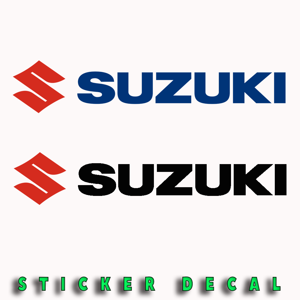 2 Pcs Suzuki Logo Stickers Custom Swing Arm Suspension GSX Belang ...